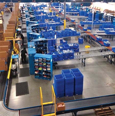 Nesting Storage Totes Critical to Distribution Center's Success - Akro-Mils